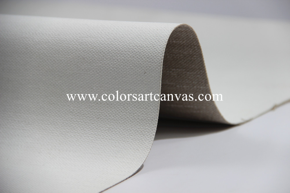 Heavy duty Linen Canvas Roll 650gsm with coarse grain