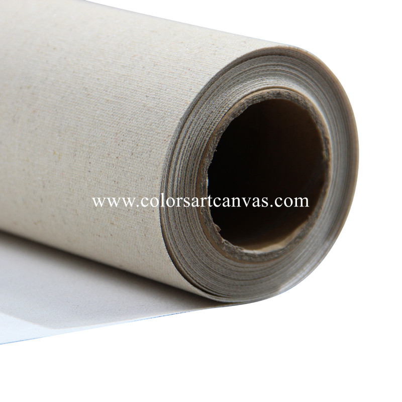 380gsm cotton linen blend inkjet canvas in matte finish for waterbased ...