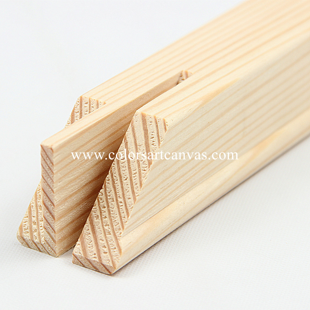 36mm height Pine stretcher bars with tongue and groove