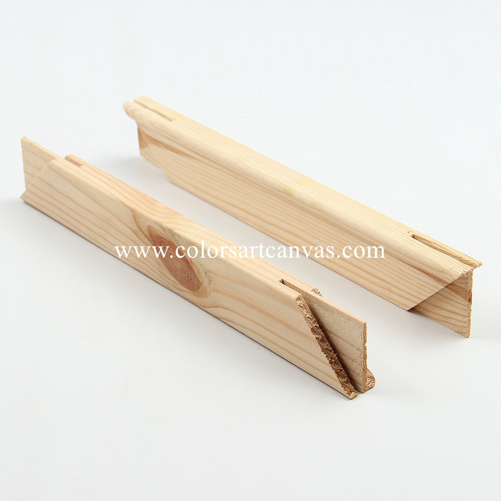 16mm×27mm Solid pine or finger jointed pine stretcher bar